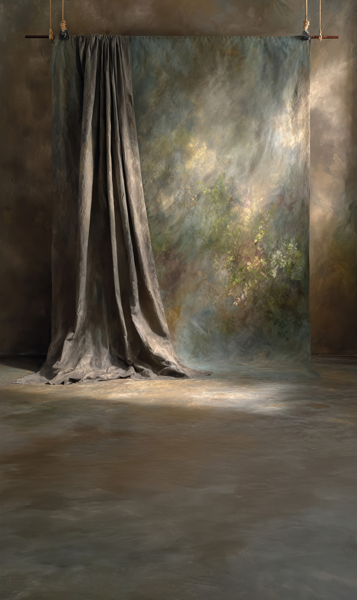 Old World Canvas 5 Vinyl Photography Backdrop For Studios - Click Backdrops